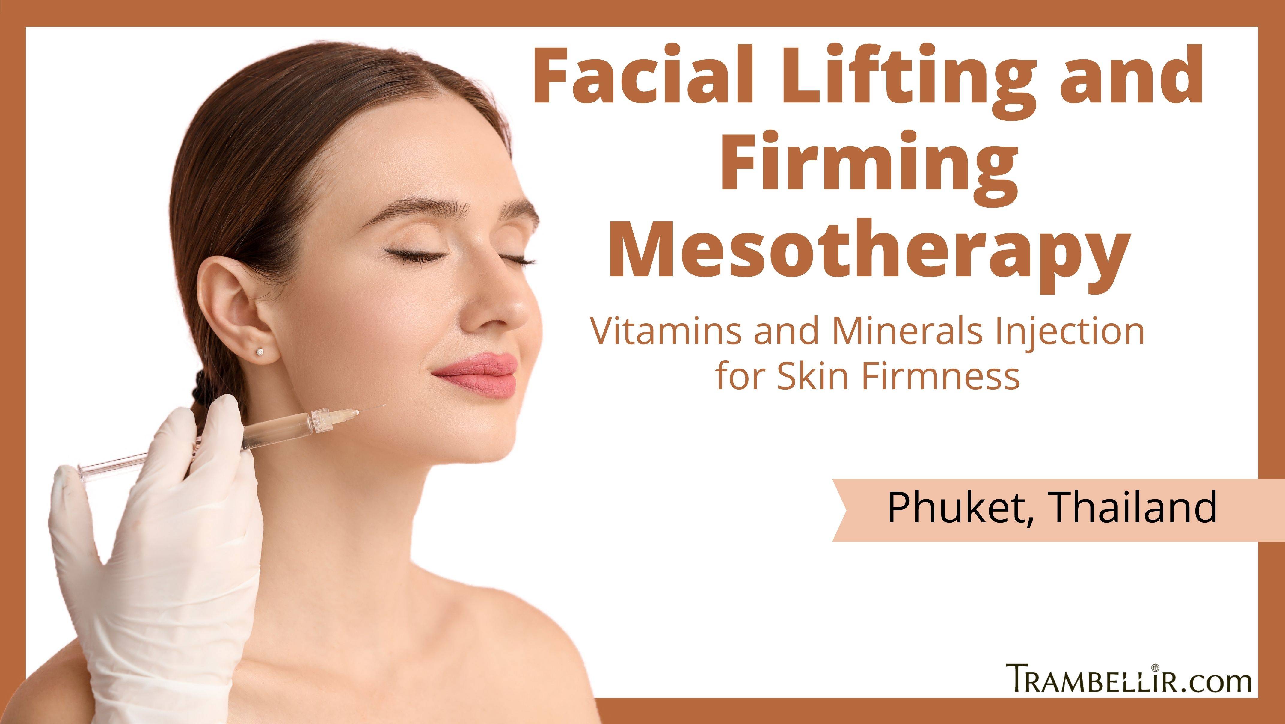 Facial Lifting and Firming Mesotherapy (Vitamins and Minerals Injection ...
