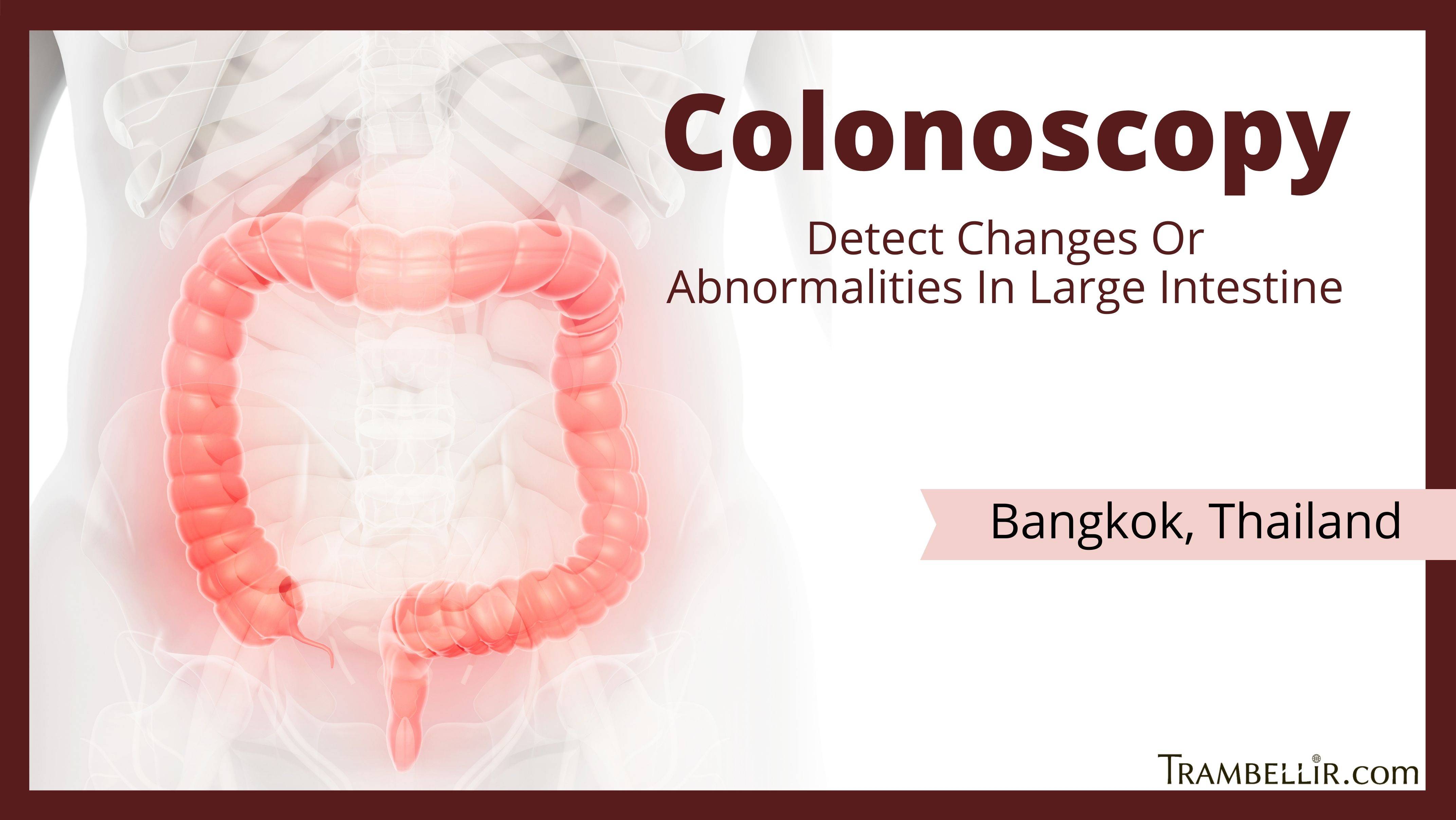 Colonoscopy (Detect Changes Or Abnormalities In Large Intestine ...